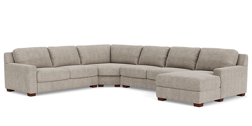 Cooper Modular Sofa with Timber Feet - Plush