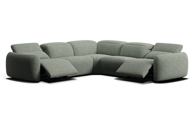 Royce Contemporary Fabric Recliner | Plush