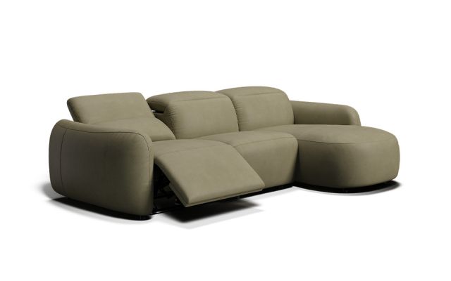 Royce Contemporary Fabric Recliner | Plush