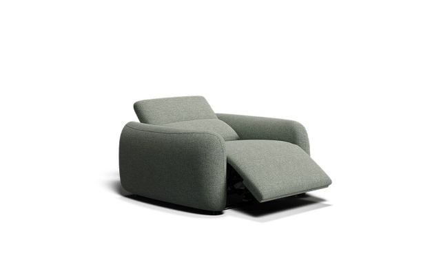 Royce Contemporary Fabric Recliner | Plush